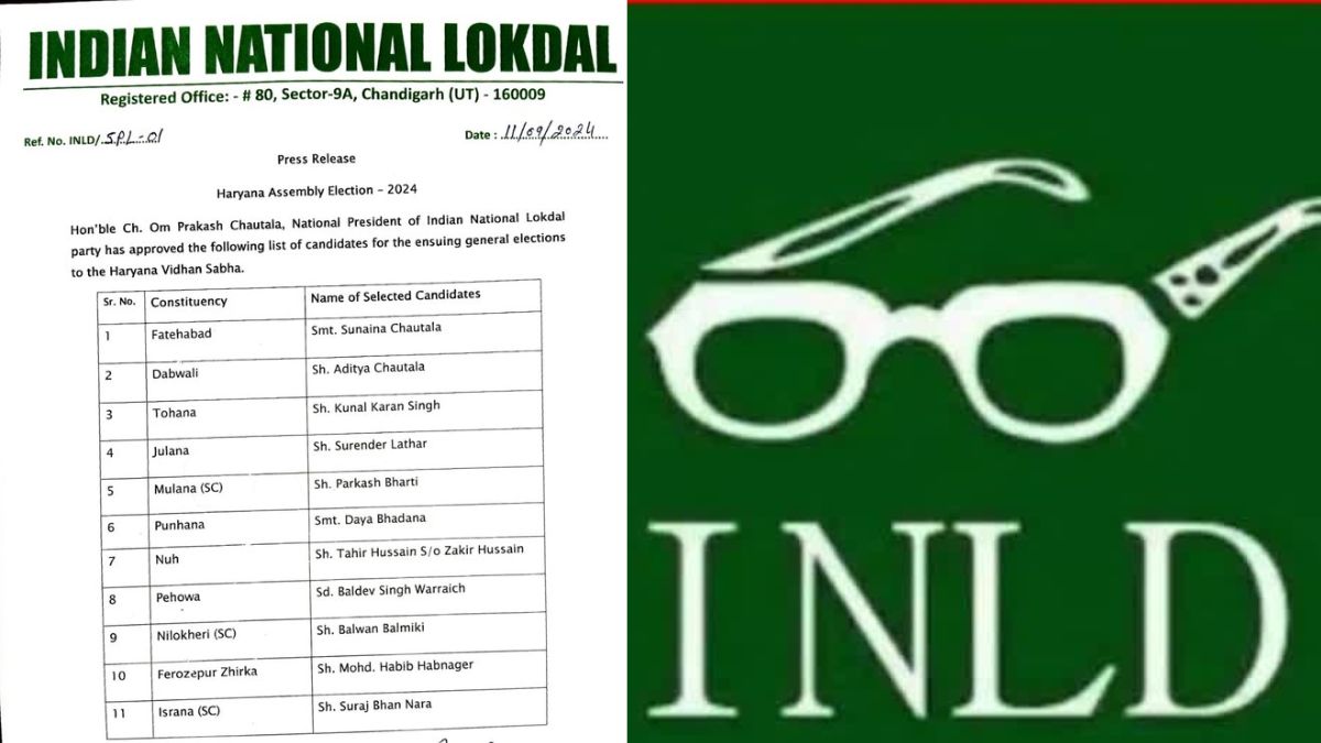 INLD-BSP के गठबंधन ने जारी की एक और लिस्ट, डबवाली से देवीलाल के बेटे ...